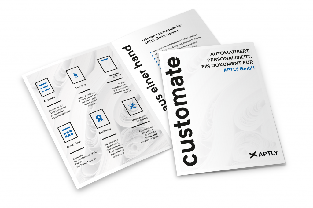 Hyper-Personalisierung im Content Marketing mit customate | APTLY